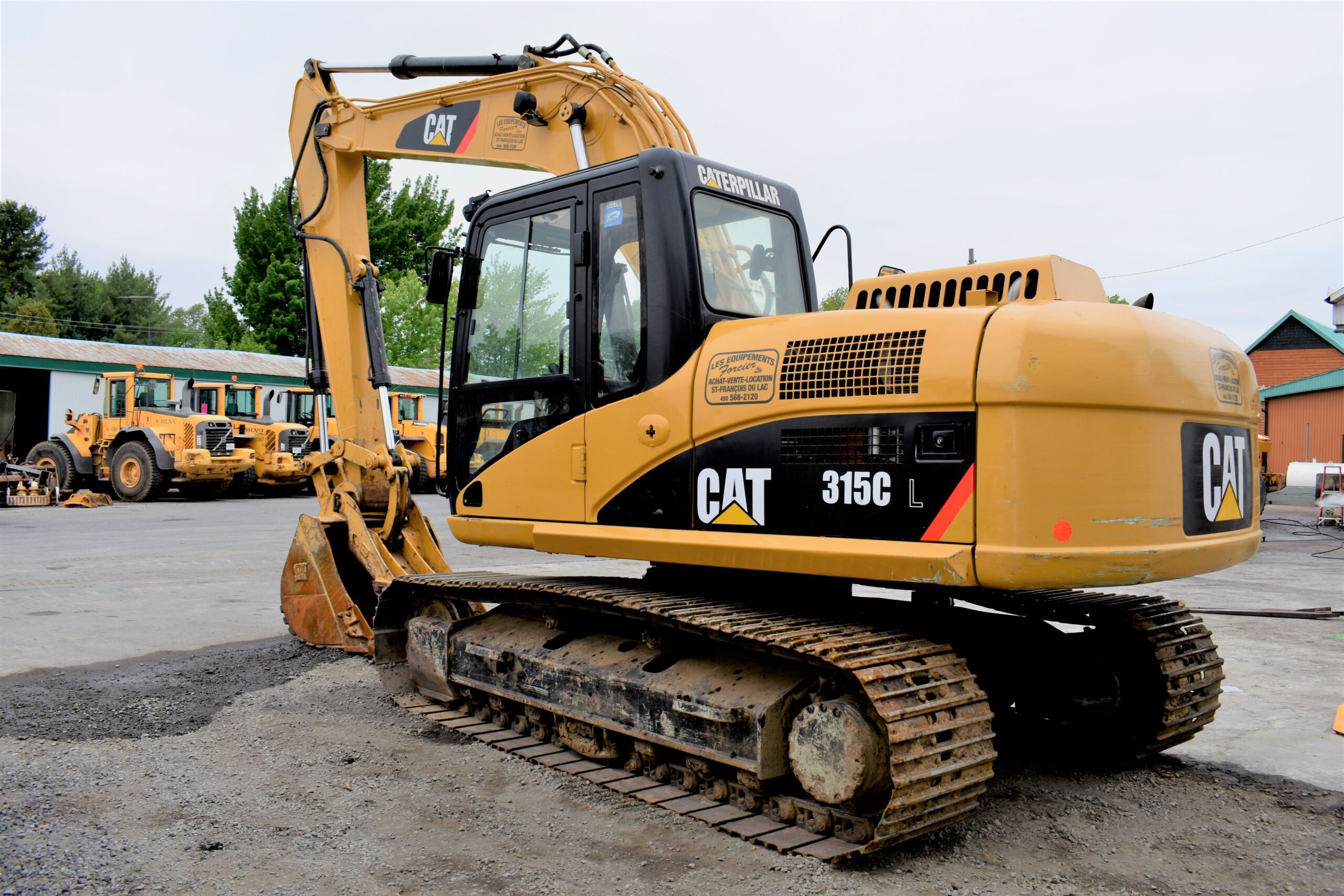 Excavatrices location, CAT 315 C, SN CJC02275, 2005 - Équipements Forcier